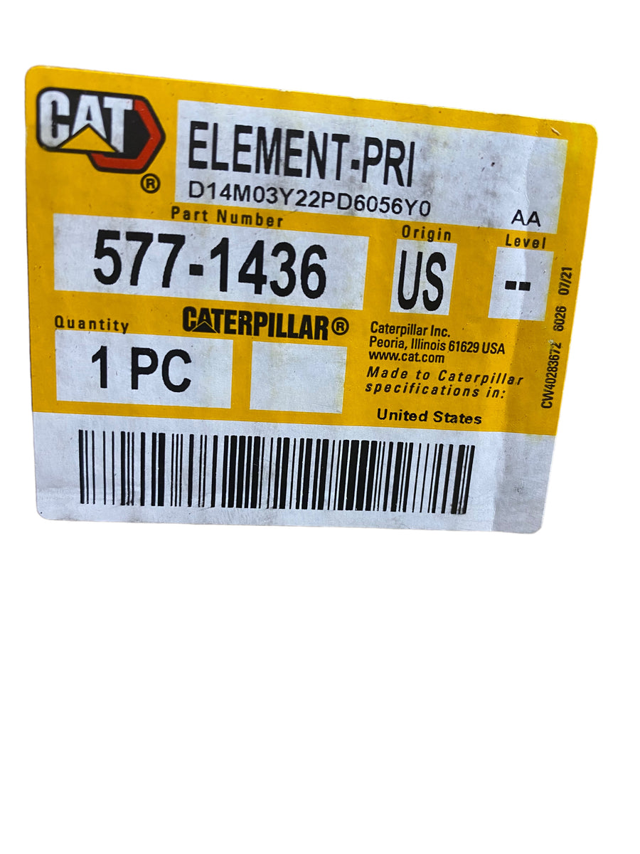 Caterpillar, 577-1436, Standard Efficiency, Primary Engine Air Filter | Freeman Liquidators