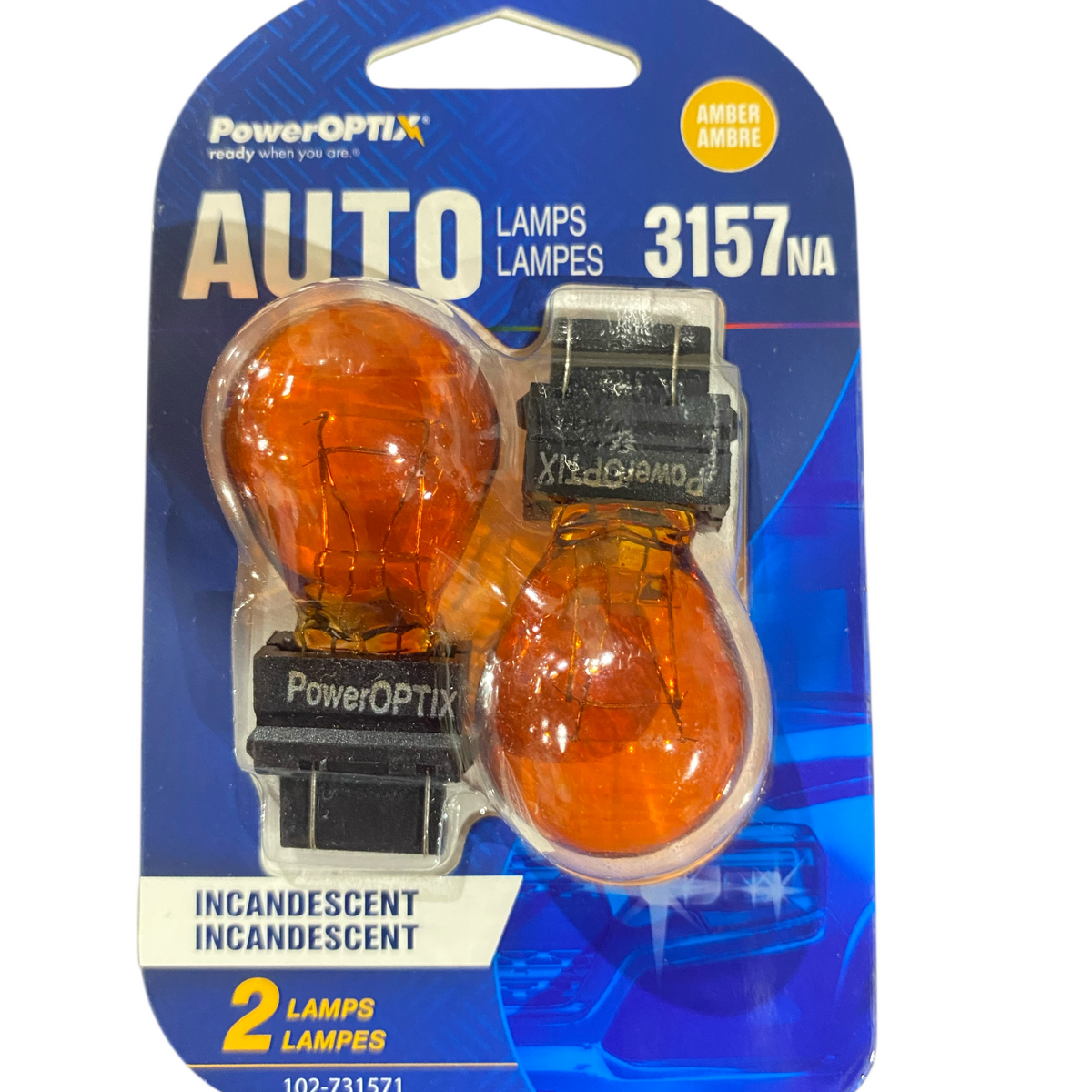 PowerOptix, 3157NA, Incandescent, Amber, Auto, Lamps, 102-731571 – Freeman Liquidators
