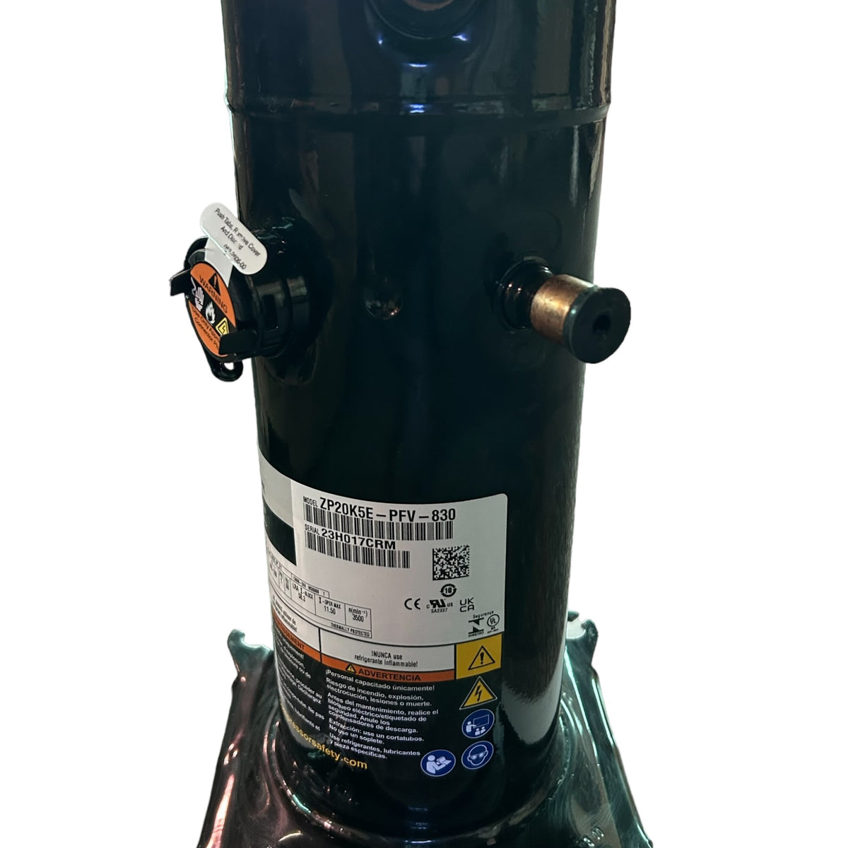 Copeland, Scroll, Compressor, ZP20K5E-PFV-830, R-410A, 208/230 Volt, 2 – Freeman Liquidators