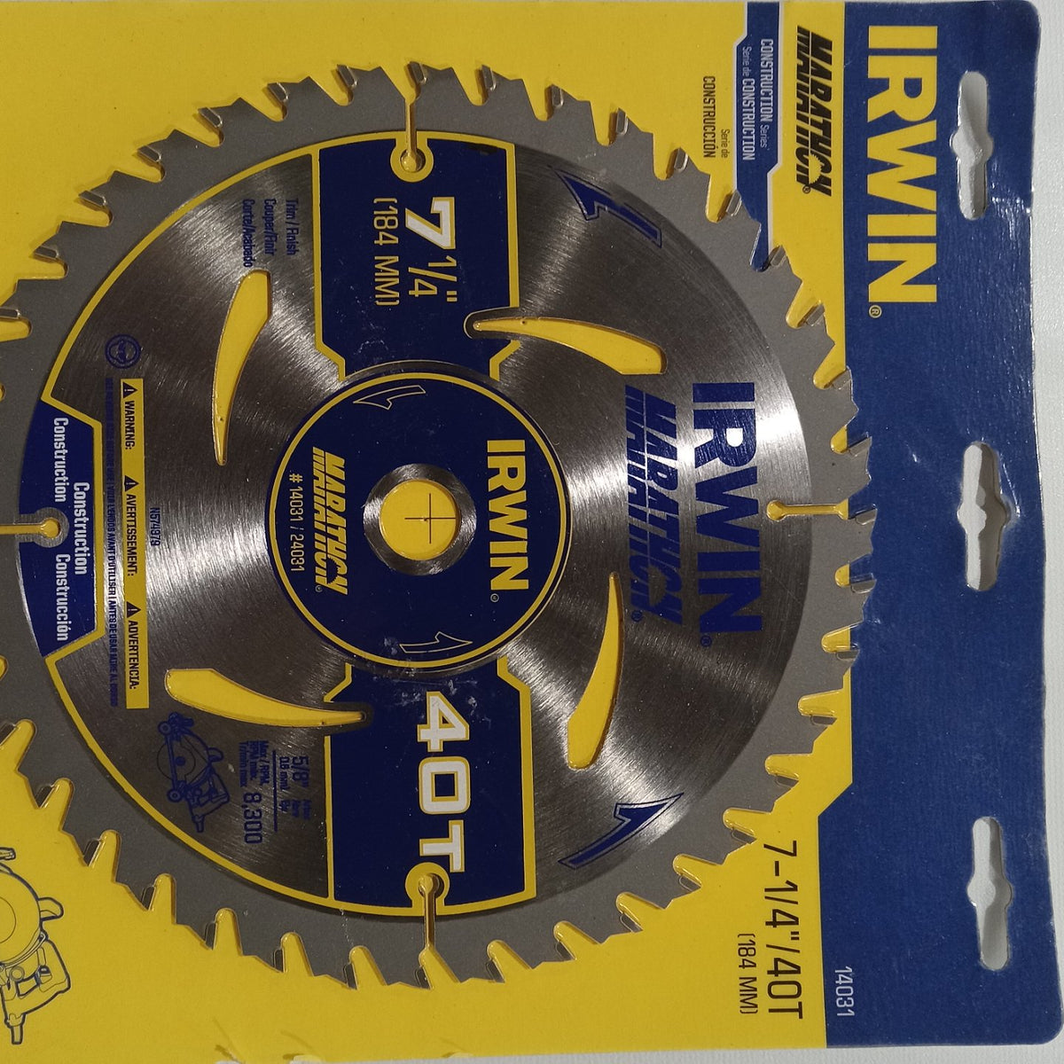 IRWIN HANSON Hanson 7-1/4 x 40T Trim/Finish Arbor – Freeman Liquidators