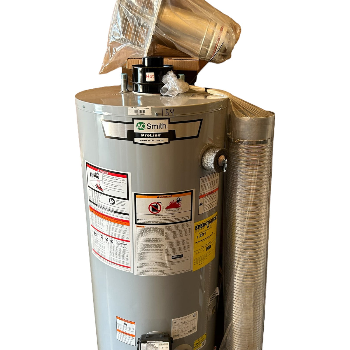AO Smith, GDV-40L 300, 40-GALLON, (51T X 22W), ProLine, Direct Vent, N ...