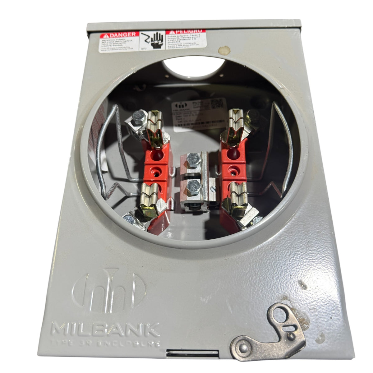 Milbank, U8435-RL-TG, 4 Terminal, 125A, Meter Socket Enclosure ...