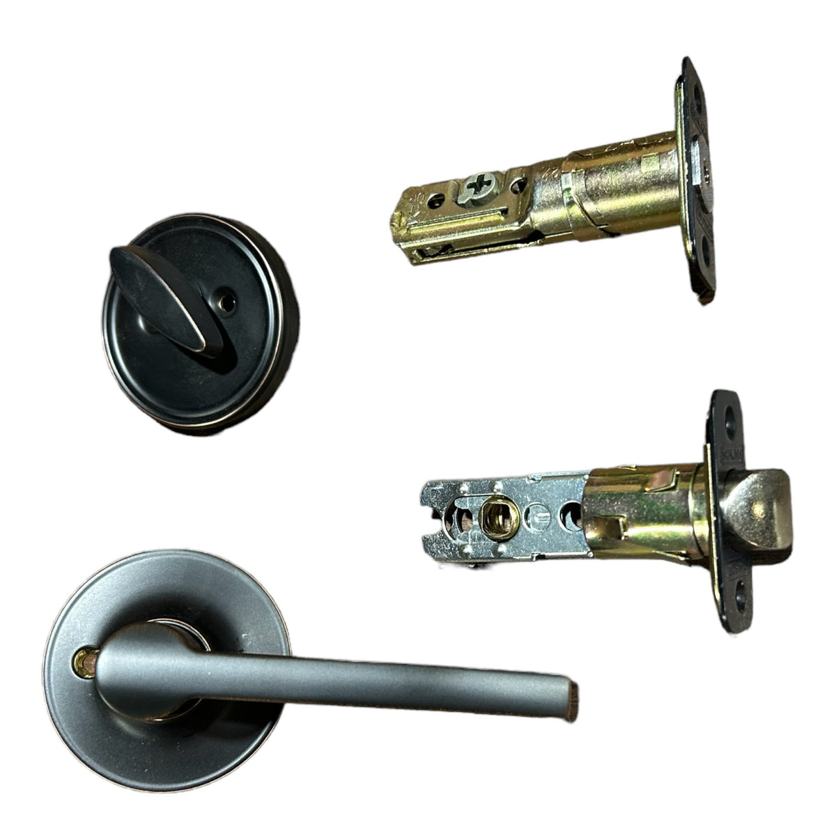 Dexter by Schlage JH59-SOL-716 Solstice Lever Interior Handleset, Aged ...
