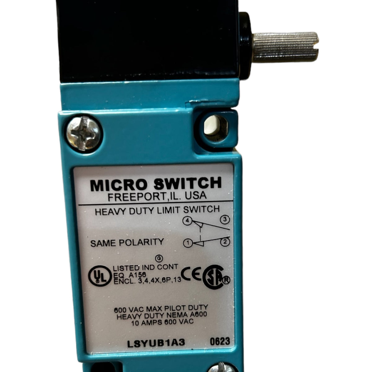 HONEYWELL MICRO SWITCH, LSYUB1A3, Limit Switch, SIDE ROTARY - NEW IN B ...