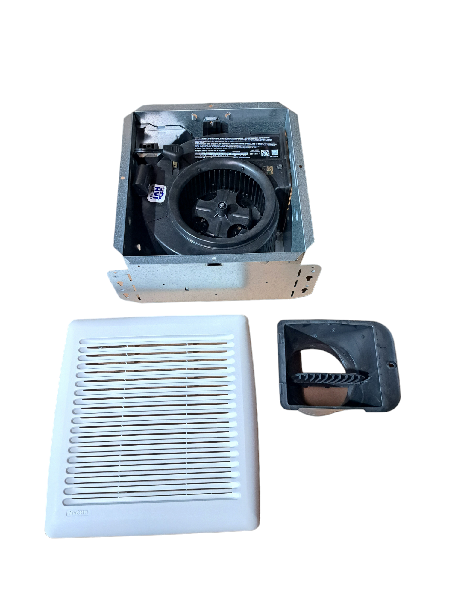BROAN, AE50, InVent Series, Single-Speed, Fan, No Light, (50 CFM, 0.5 ...