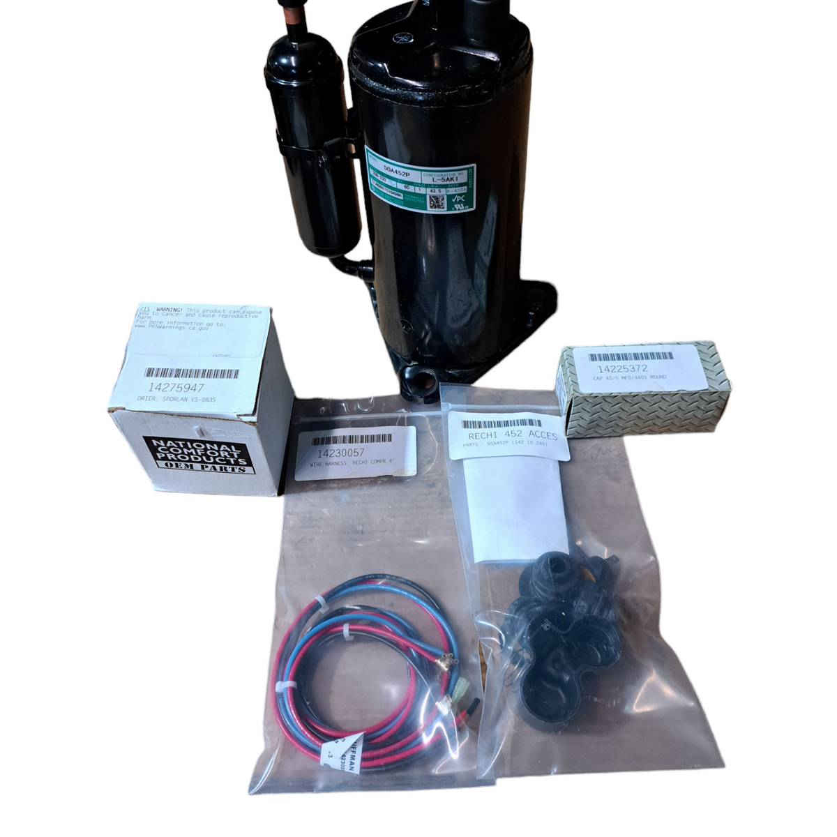 National Comfort Products, 14210245K, 208-230v, R410a, Compressor, KIT ...