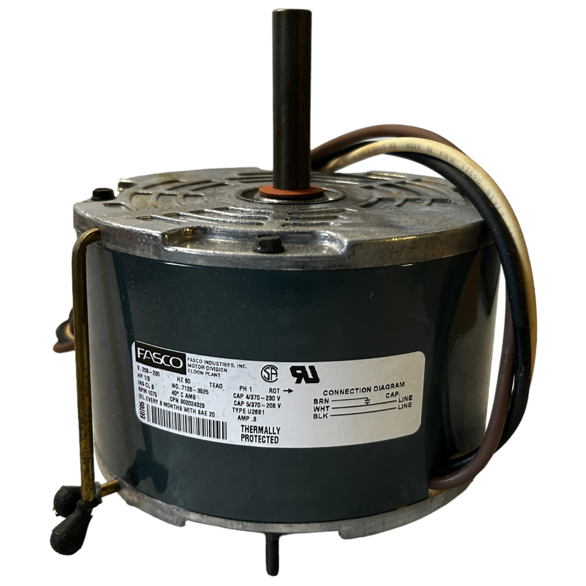 FASCO, E0705, MCQUAY, 802024329, 1/8HP, Motor - NEW IN BOX – Freeman ...