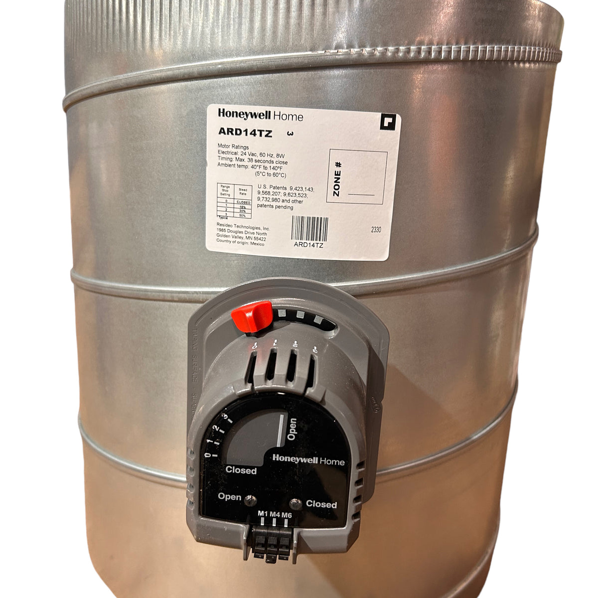 TrueZONE, ARD14TZ, 14", Automatic, Round, Damper – Freeman Liquidators
