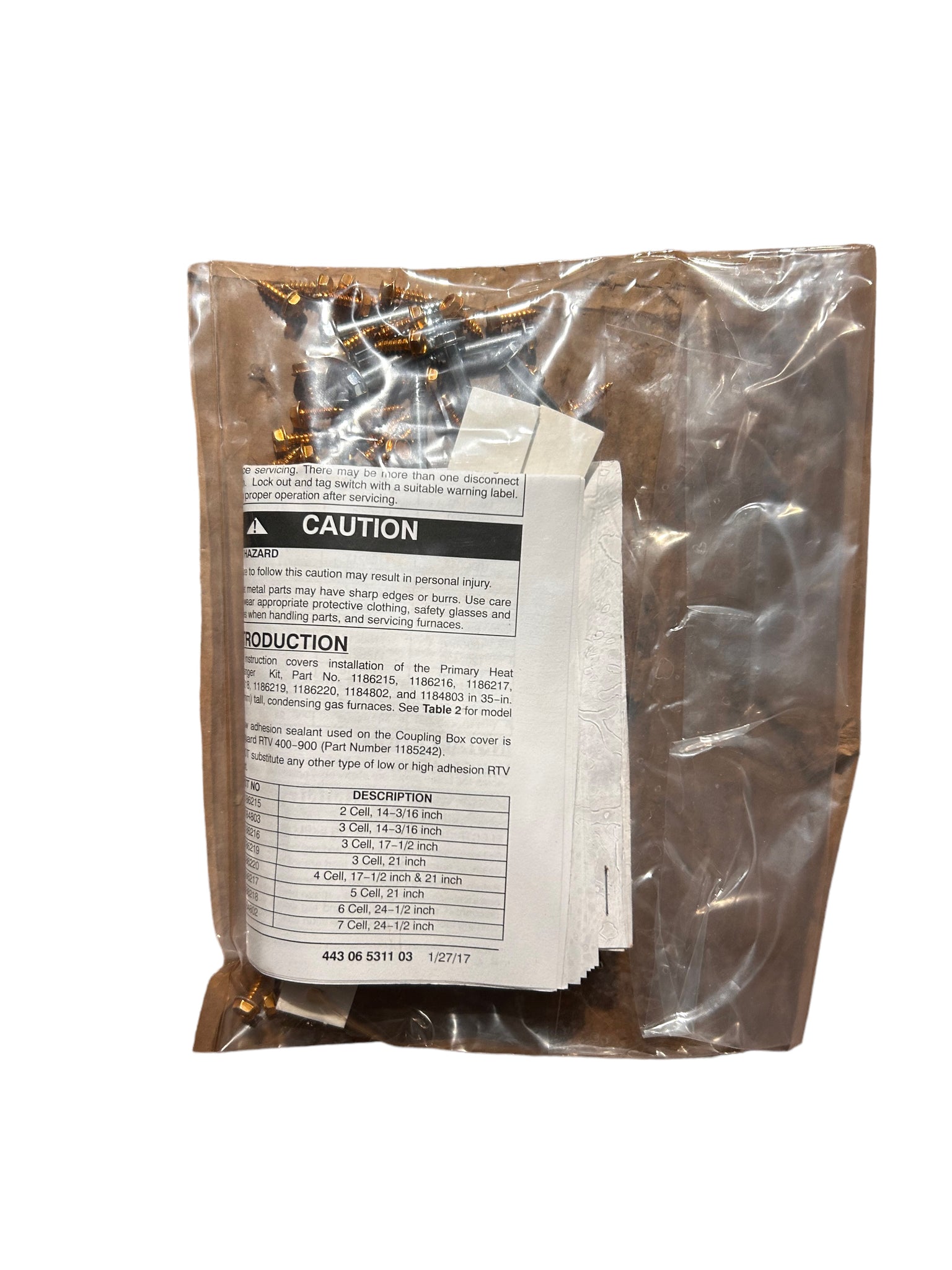 Fast OEM Parts, Heil Tempstar, 1184803, Heat Exchanger Kit, Primary ...