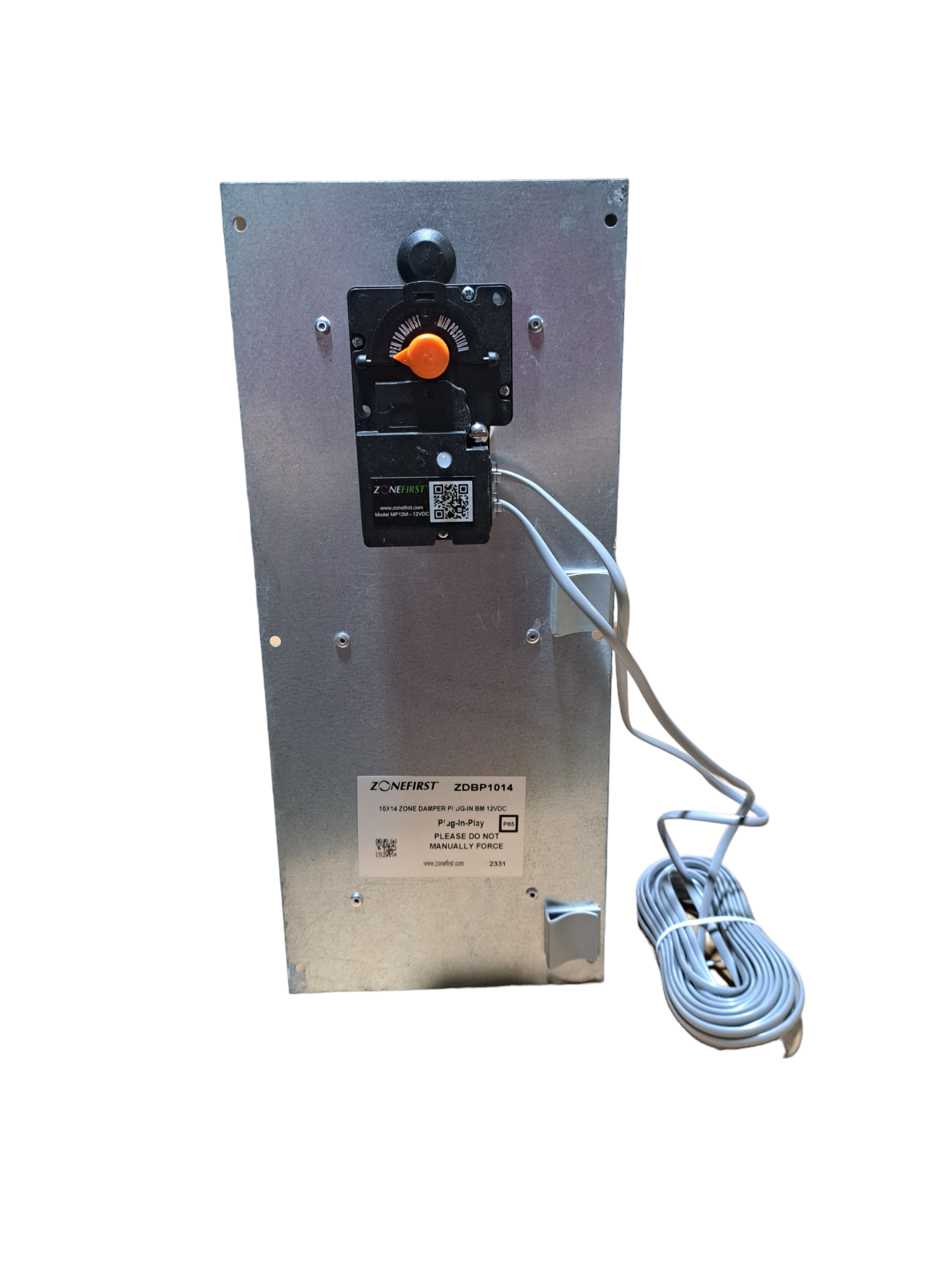 ZoneFirst, ZDBP1014, Plug-In-Play, Bottom Mount, Zone Damper ...