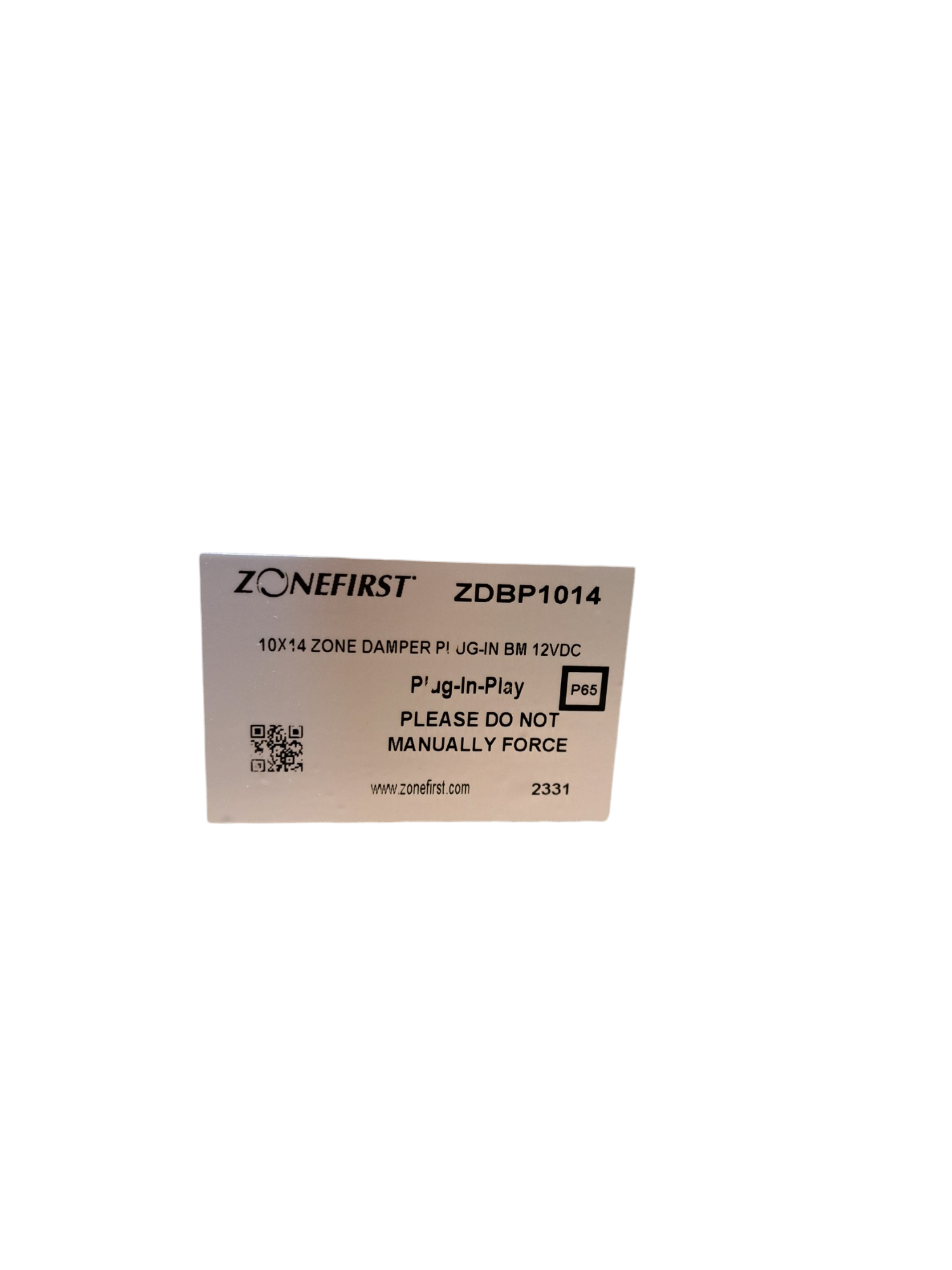 ZoneFirst, ZDBP1014, Plug-In-Play, Bottom Mount, Zone Damper | FreemanLiquidators $109.99