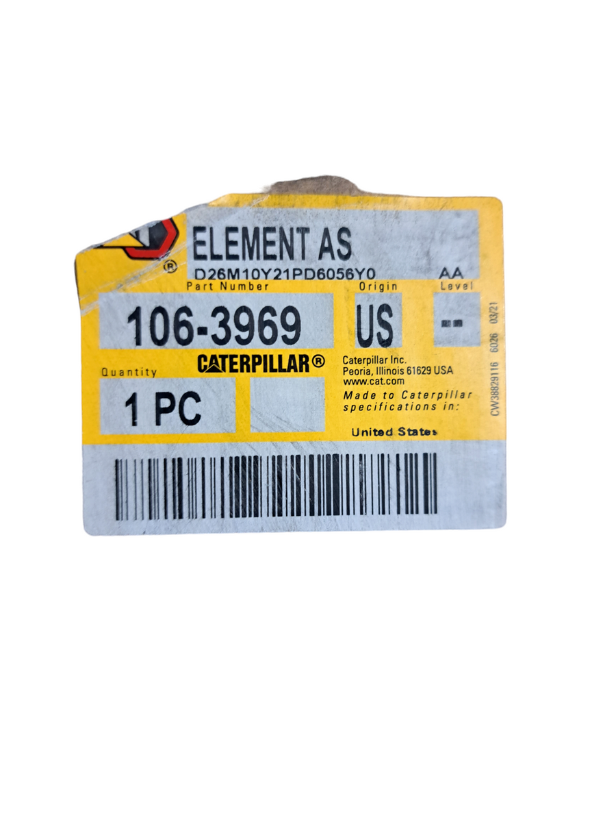 Caterpillar, 106-3969, Element Assembly | FreemanLiquidators $92.00