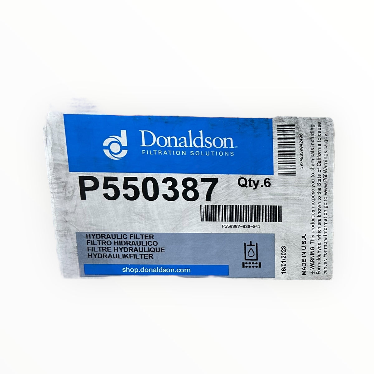 Donaldson, P550387, Spin On, Hydraulic Filter | Freeman Liquidators