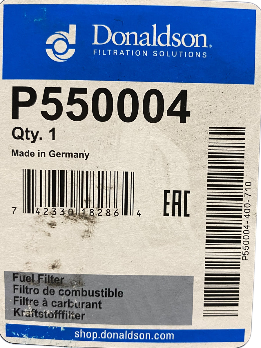 Donaldson, P550004, Spin-On, Fuel Filter | Freeman Liquidators