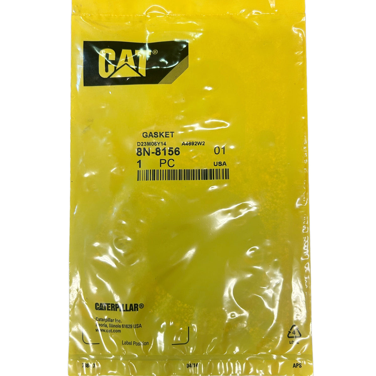 Caterpillar, 8N-8156, Gasket – Freeman Liquidators