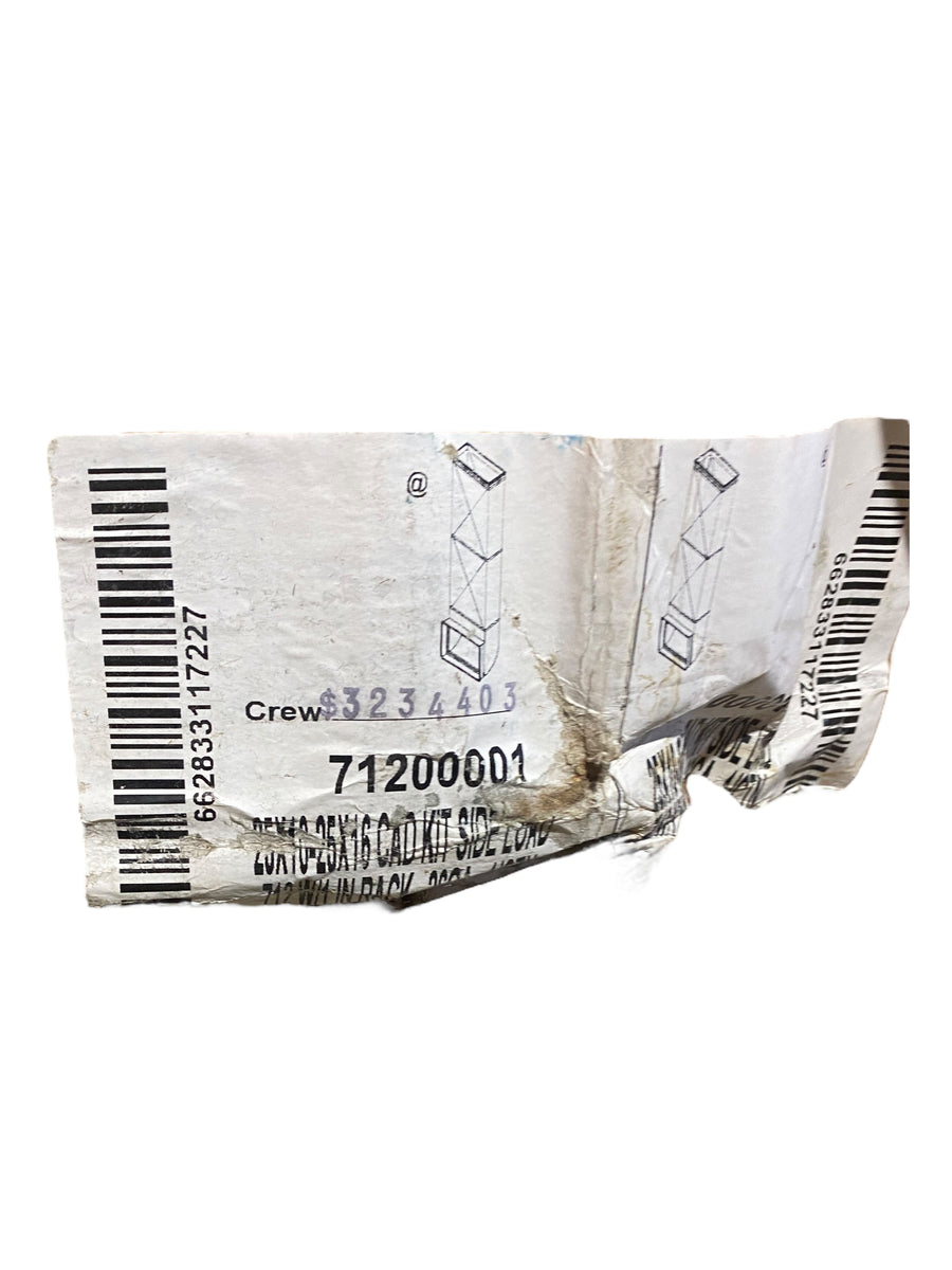 HCP, 71200001, 25" x 10-25" x 16", Cold Air Drop Kit, Duct Fitting ...