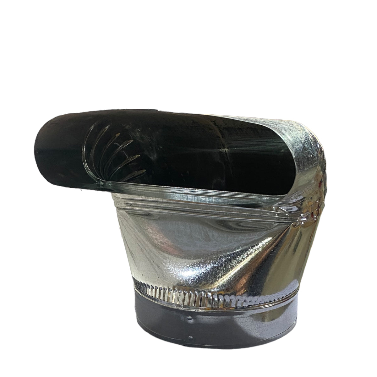 HCP, 58508081 ,8" Oval To 8" Round, 90°, No Crimp, Boot Duct Fitting ...