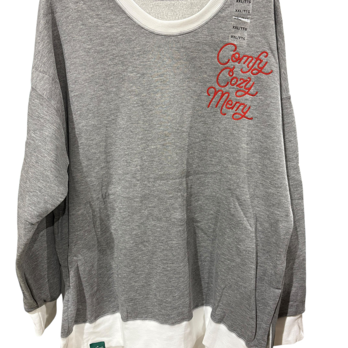 Hallmark Channel, Comfy, Cozy, Merry, Gray, Sweatshirt, XXL – Freeman ...