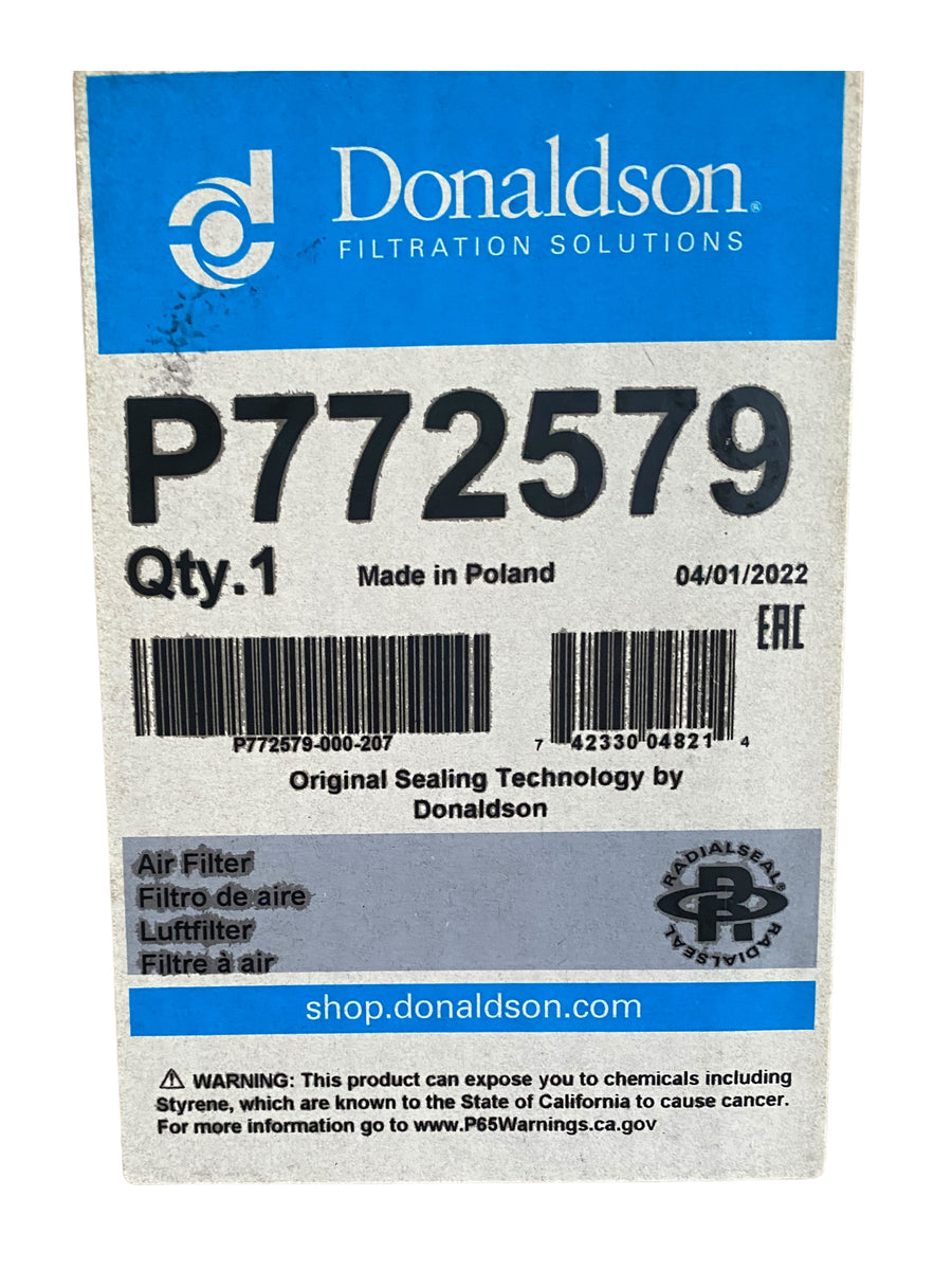Donaldson, P772579, Primary, RadialSeal, Air Filter | Freeman Liquidators