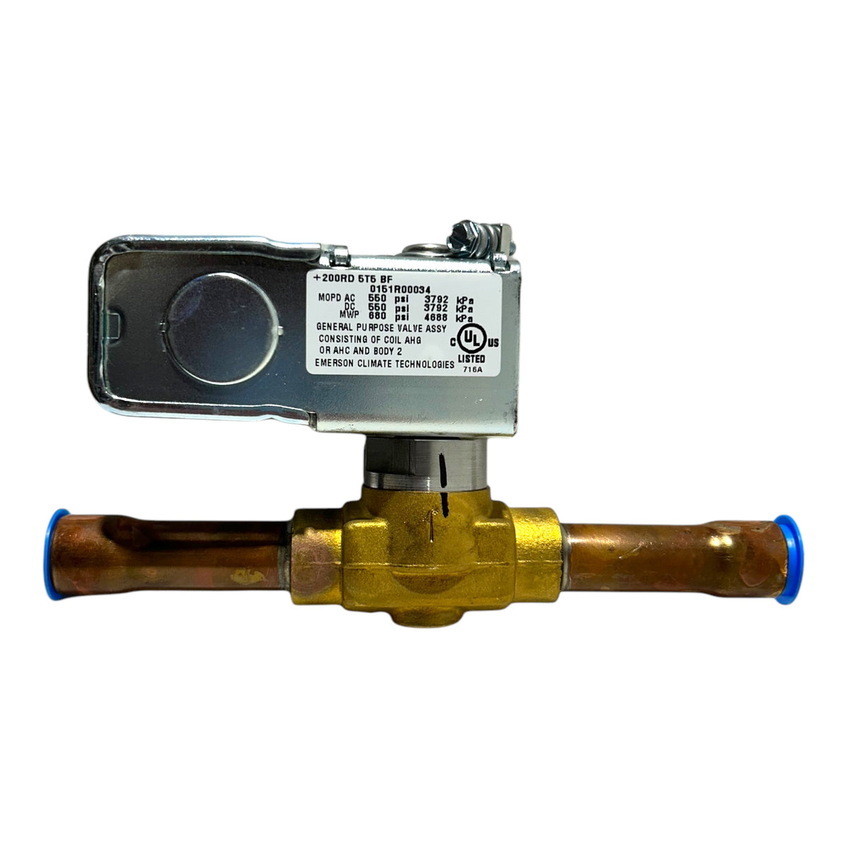 Emerson, LSK03A, 200RD 5T5 BF, Refrigerant Solenoid Valve, 0151R00034 ...