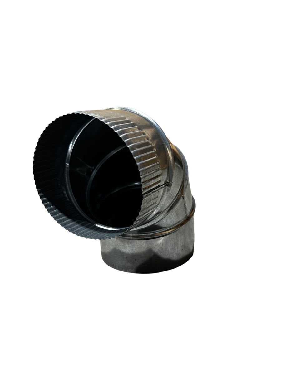 Heating & Cooling Products, 15006006, Adjustable Elbow, 6 in, 90 deg ...