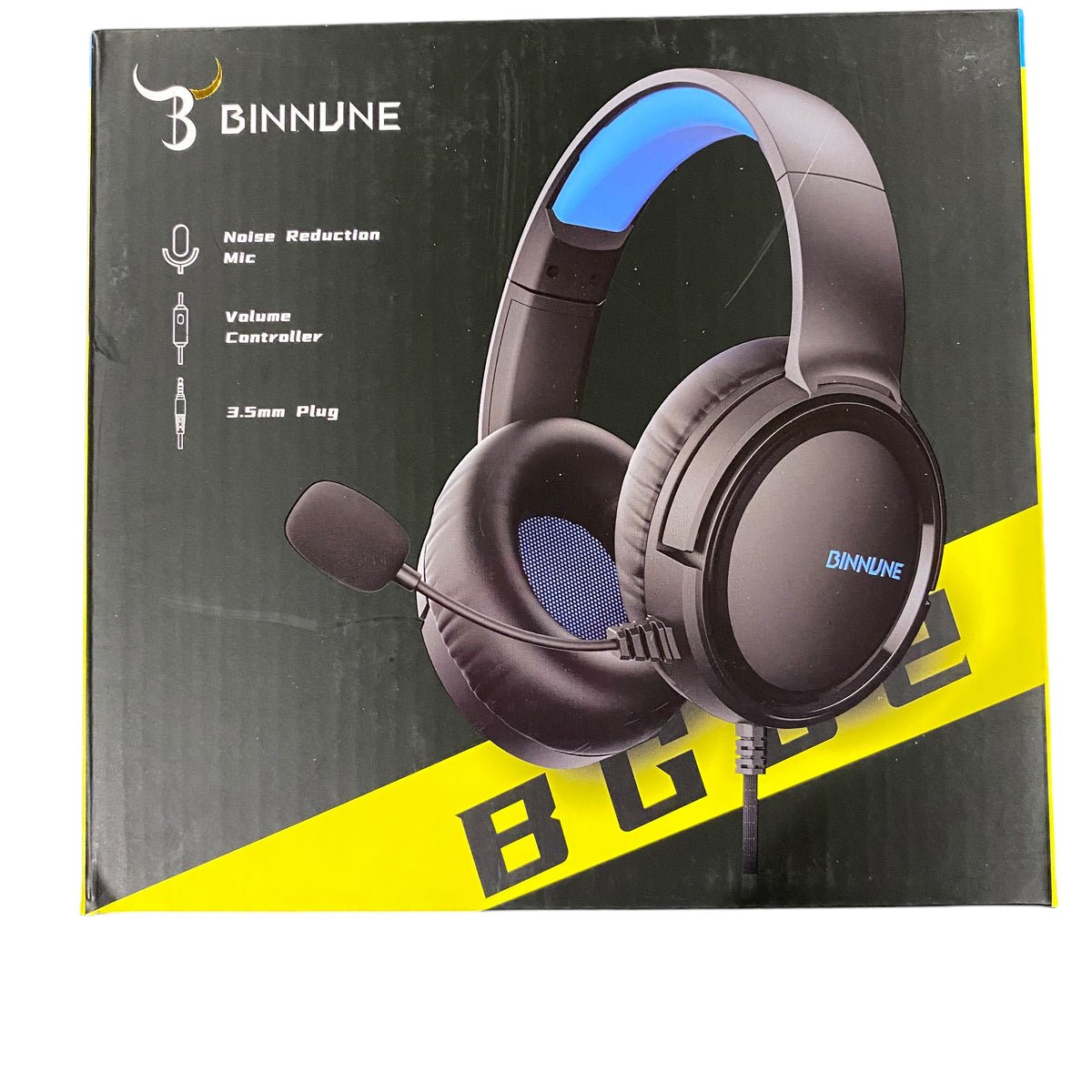 BINNUNE, Gaming, Headset, Mic, Xbox Series, XS, Xbox One, PS4, PS5, PC ...
