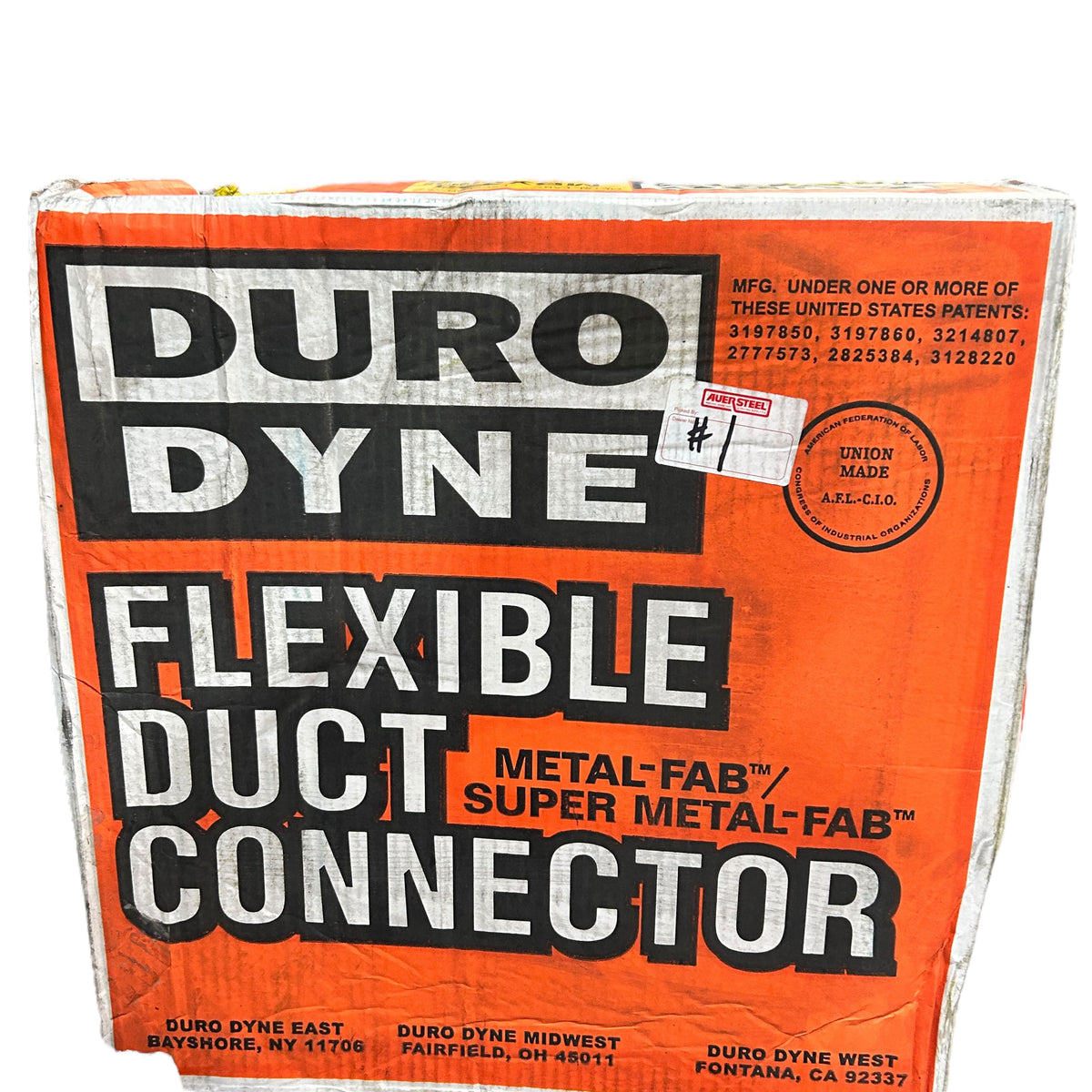 DuroDyne, Metal-Fab Flexible Duct Connector, MBX333, Excelon/Vinyl Fab ...