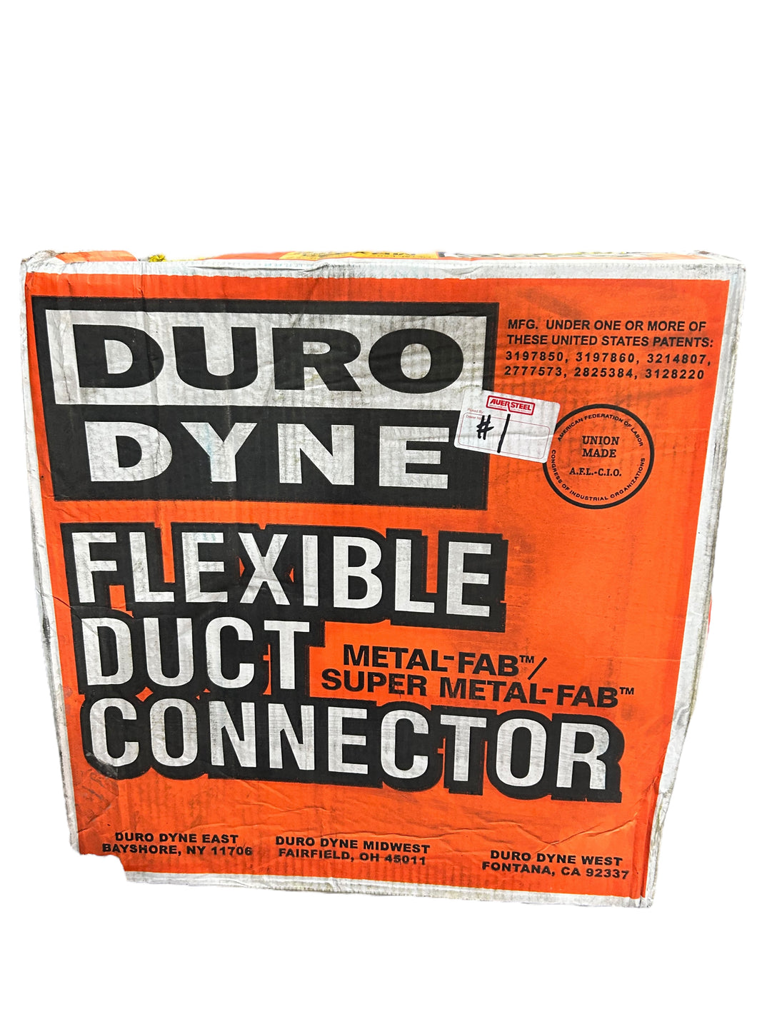 DuroDyne, Metal-Fab Flexible Duct Connector, MBX333, Excelon/Vinyl ...