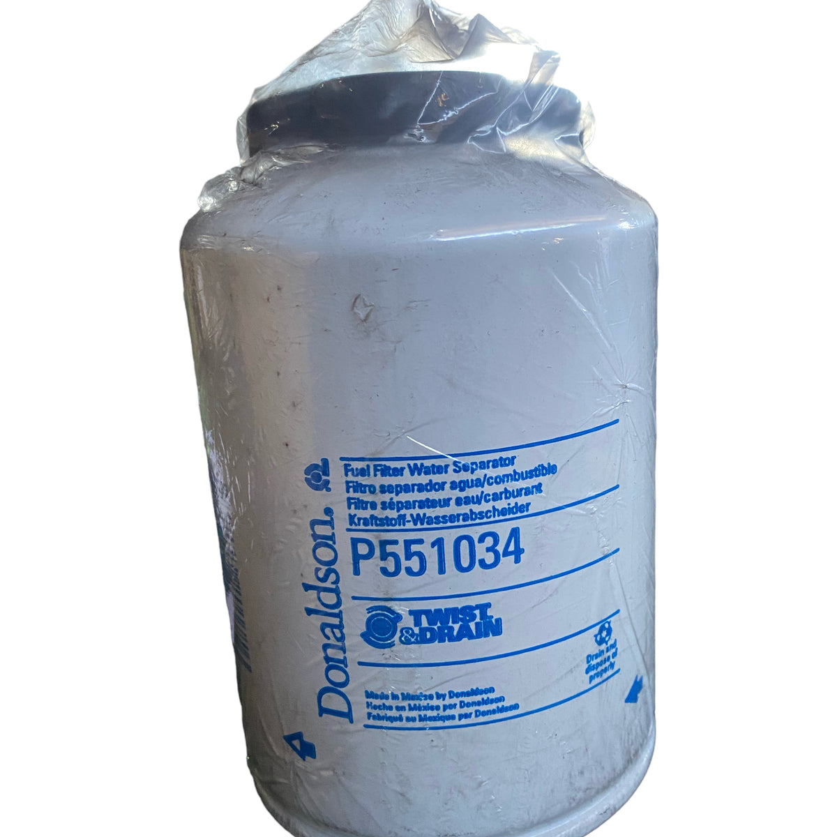 DONALDSON, P551034, WATER SEPARATOR, SPIN-ON, TWIST&DRAIN, FUEL FILTER ...