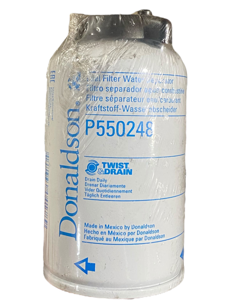 Donaldson, P550248, Spin On, Twist & Drain, Water Seperator, Fuel ...