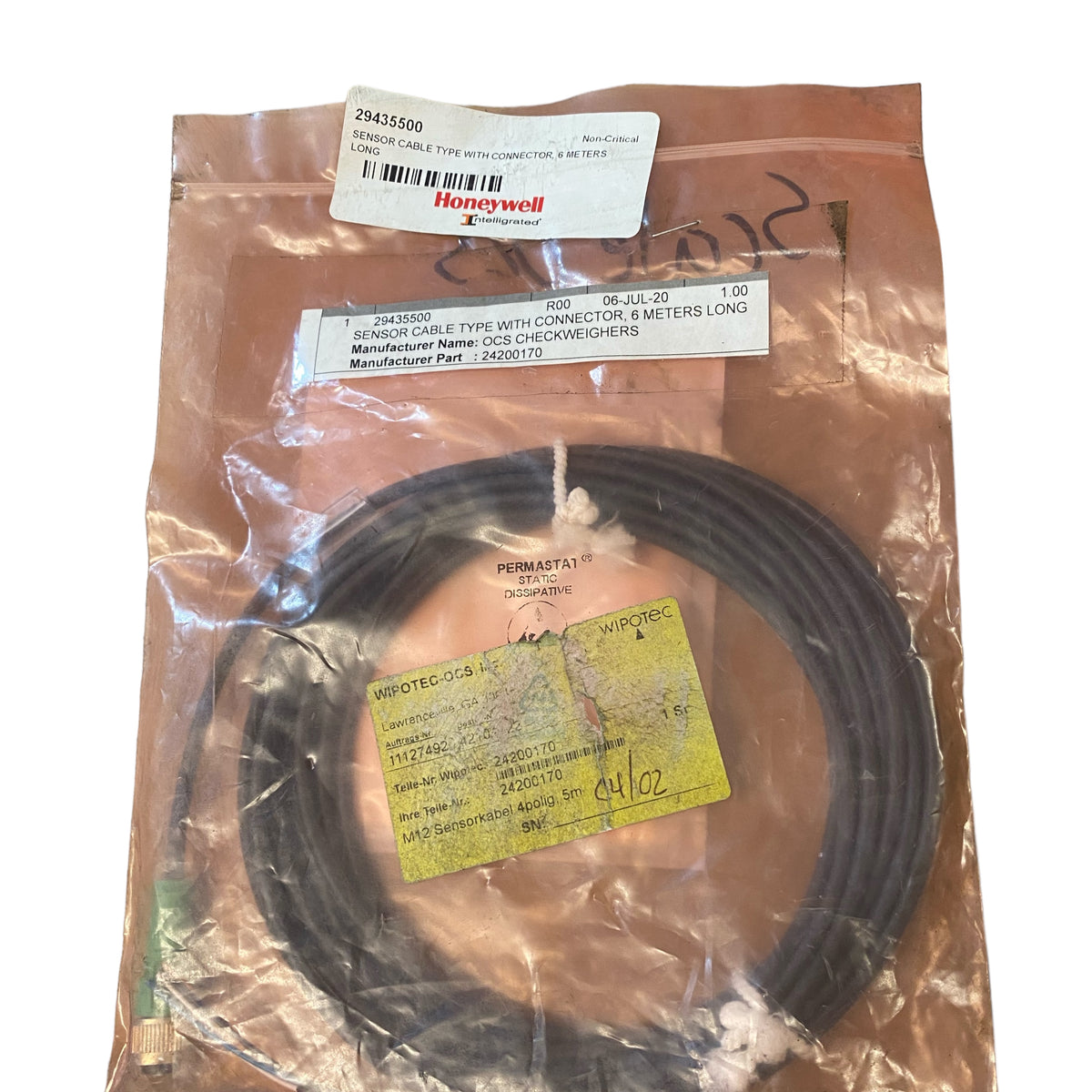 OCS Checkweighers, 24200170, Sensor Cable – Freeman Liquidators