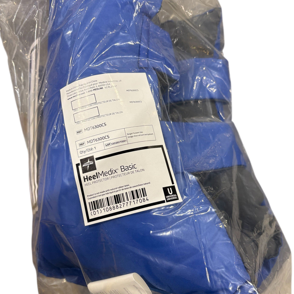 HeelMedix, MDT6300CS, Basic, Universal, Heel Protector, One Size, Blue ...