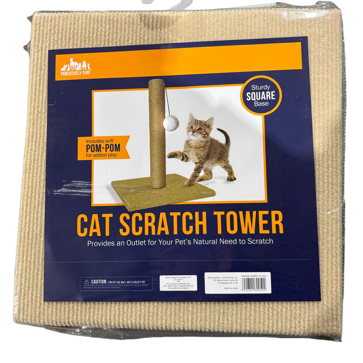 Pawsitively Fun, Cat Scratch Tower – Freeman Liquidators