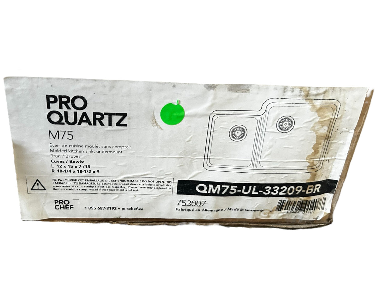 Julien, Pro Quartz, QM75-UL-33209-BR, Molded Kitchen Sink | Freeman ...