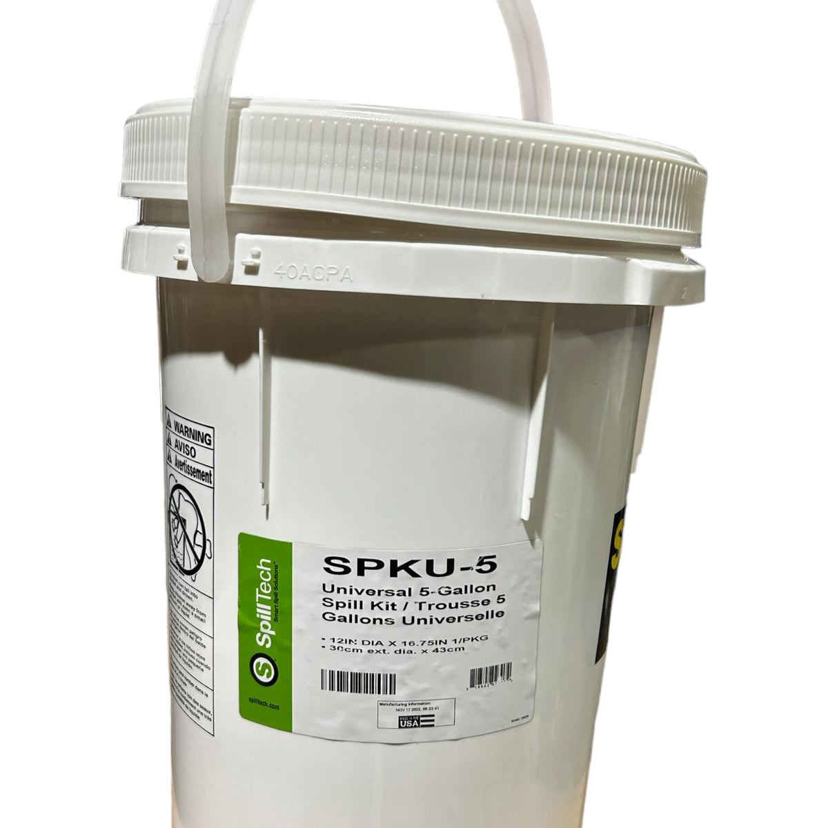 SpillTech, SPKU-5, Universal 5-Gallon Spill Kit – Freeman Liquidators