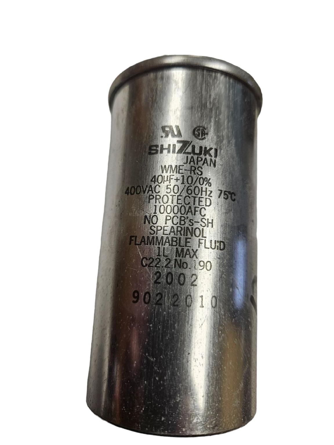 Shizuki WME-RS 40uf+10 400vac capacitor | Freeman Liquidators