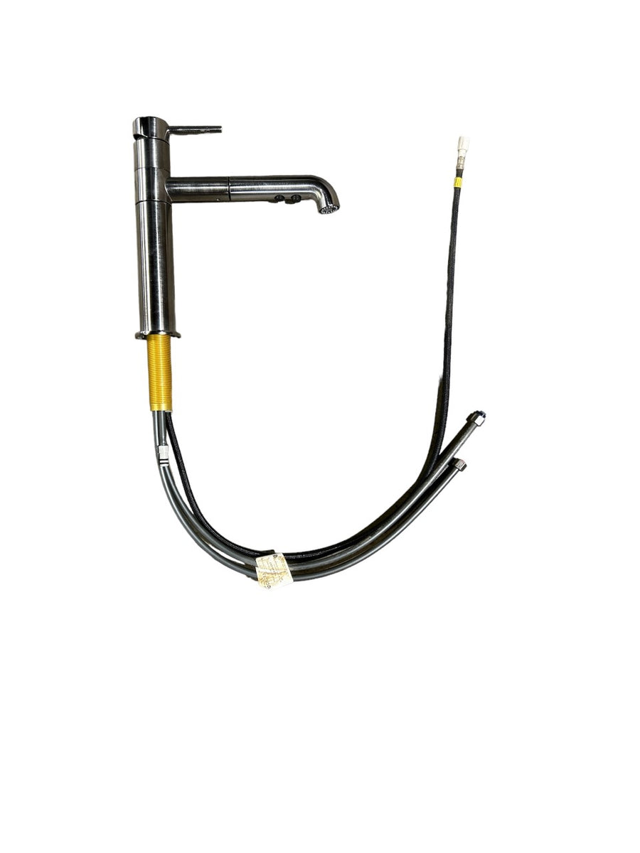 Delta 4159-AR-DST TRINSIC Single Handle Pull-Out Kitchen Faucet In Arc ...