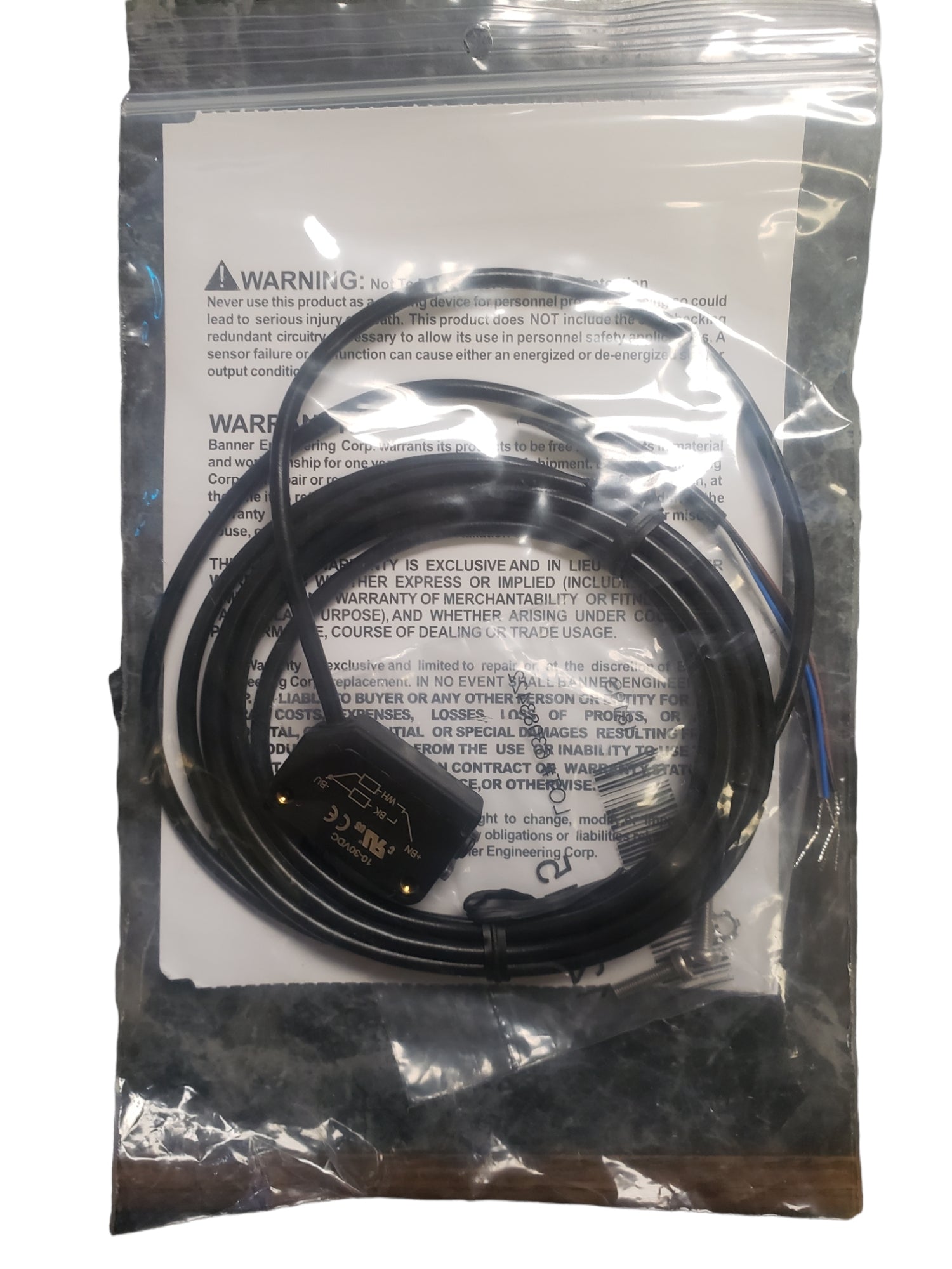 BANNER Q20PDXL 78151 Diffuse Optical Sensor 4.9' (1.50m) PNP - Dark-ON ...