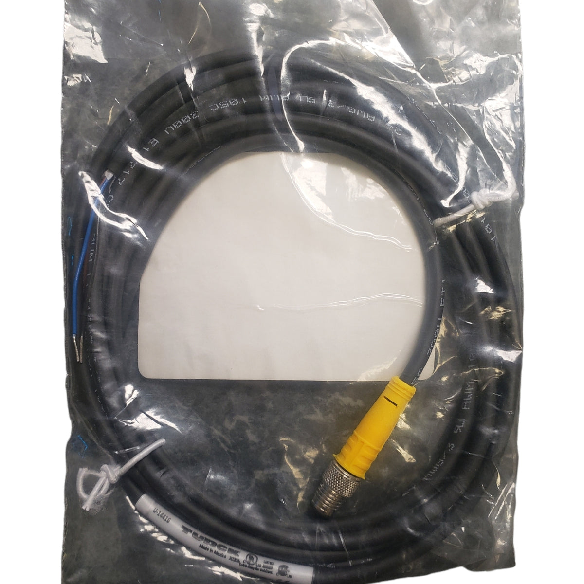 TURCK M8 Single Ended Cordset 3 Wire, 2 Meter, Straight Male Flexible ...
