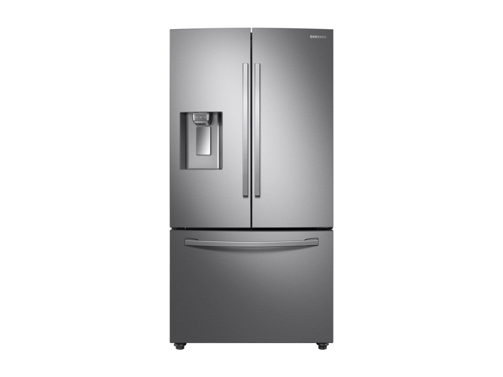 Samsung 23 cu. ft. 3-Door French Door, Counter Depth Refrigerator with ...